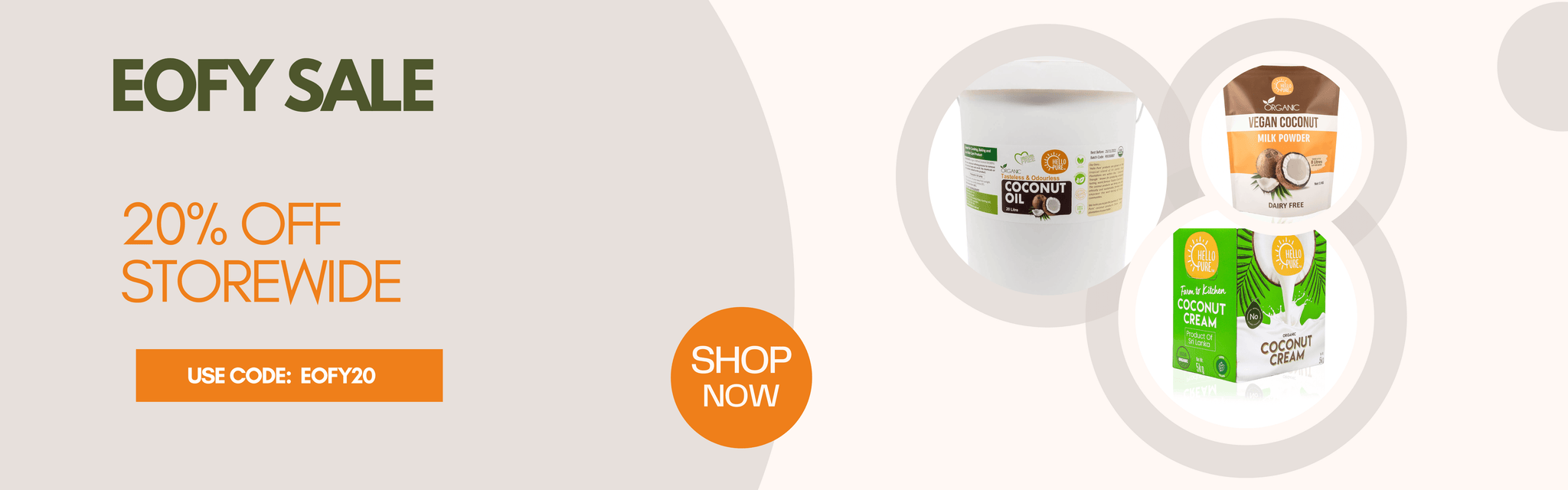 Organic Coconut Products & Health Food Store | Hello Pure